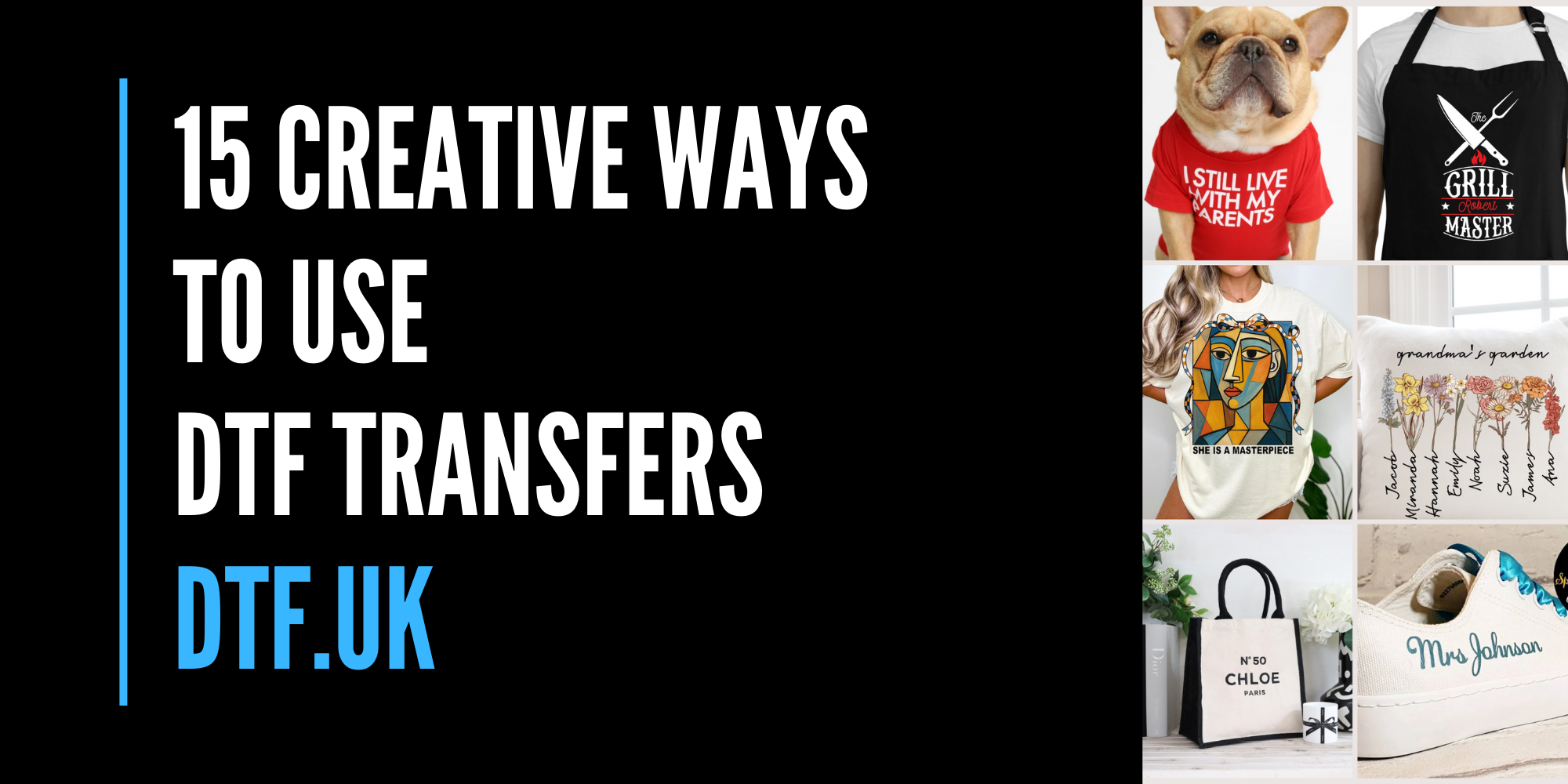 15 Inspiring Ways to Use Custom DTF Transfers Beyond Just T-Shirts – DTF.UK