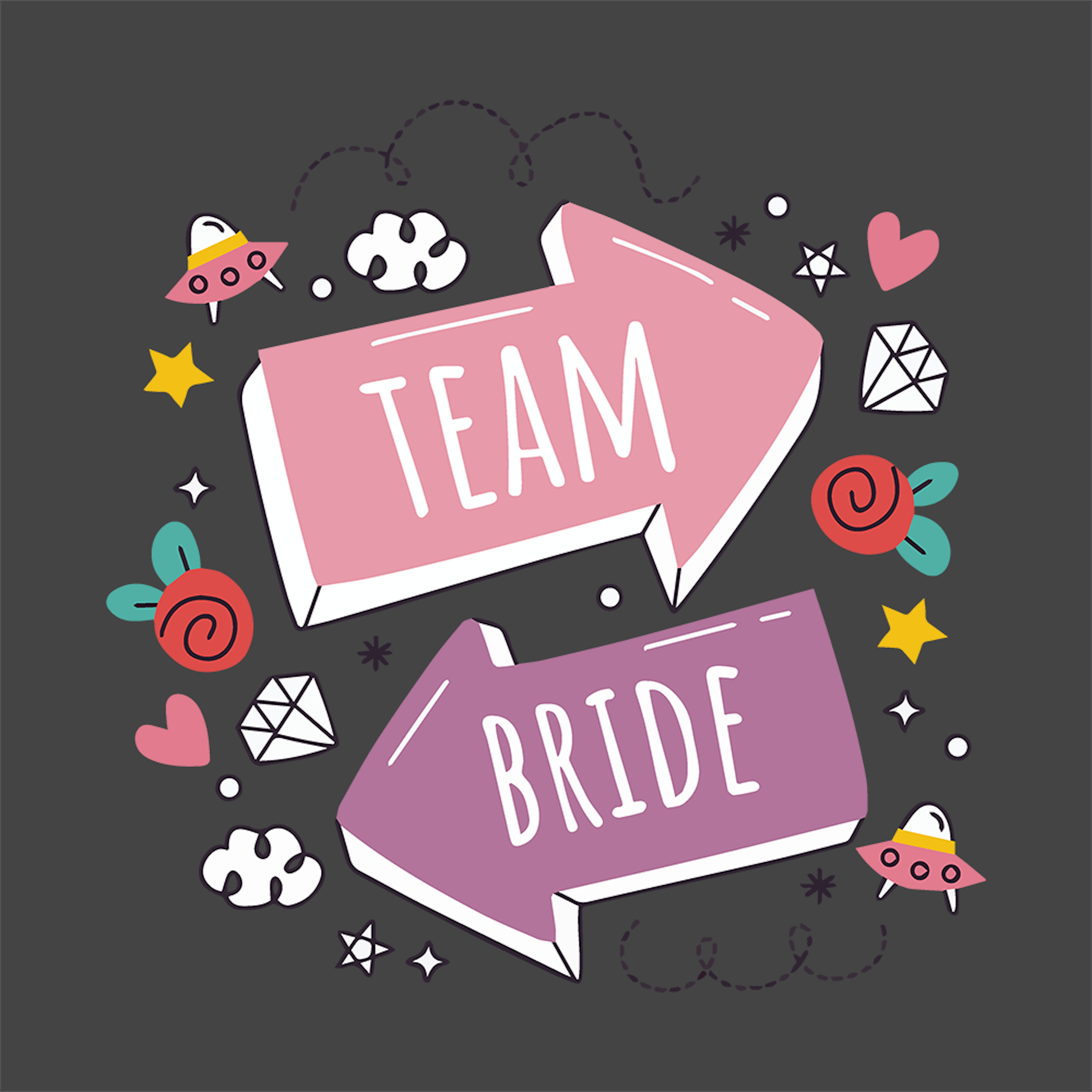 Team Bride Arrows - Wedding – DTF.UK
